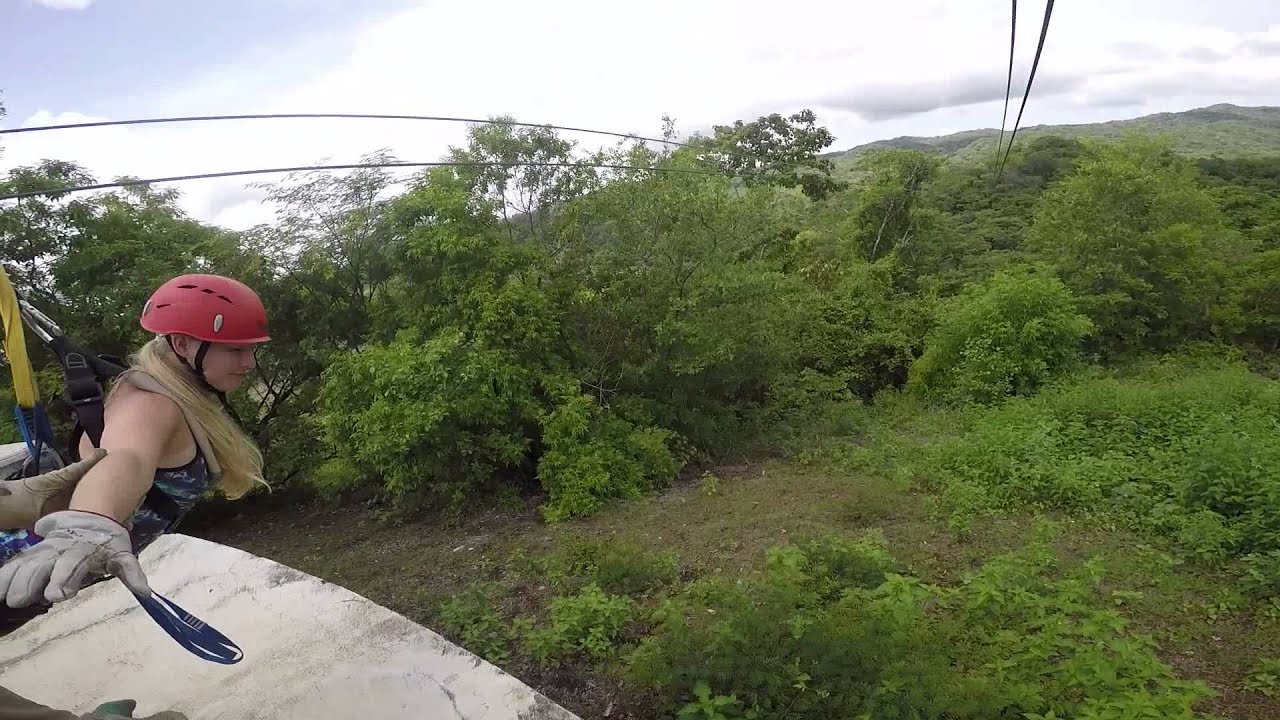 Extreme zip lining - Papagayo Costa Rica - YouTube