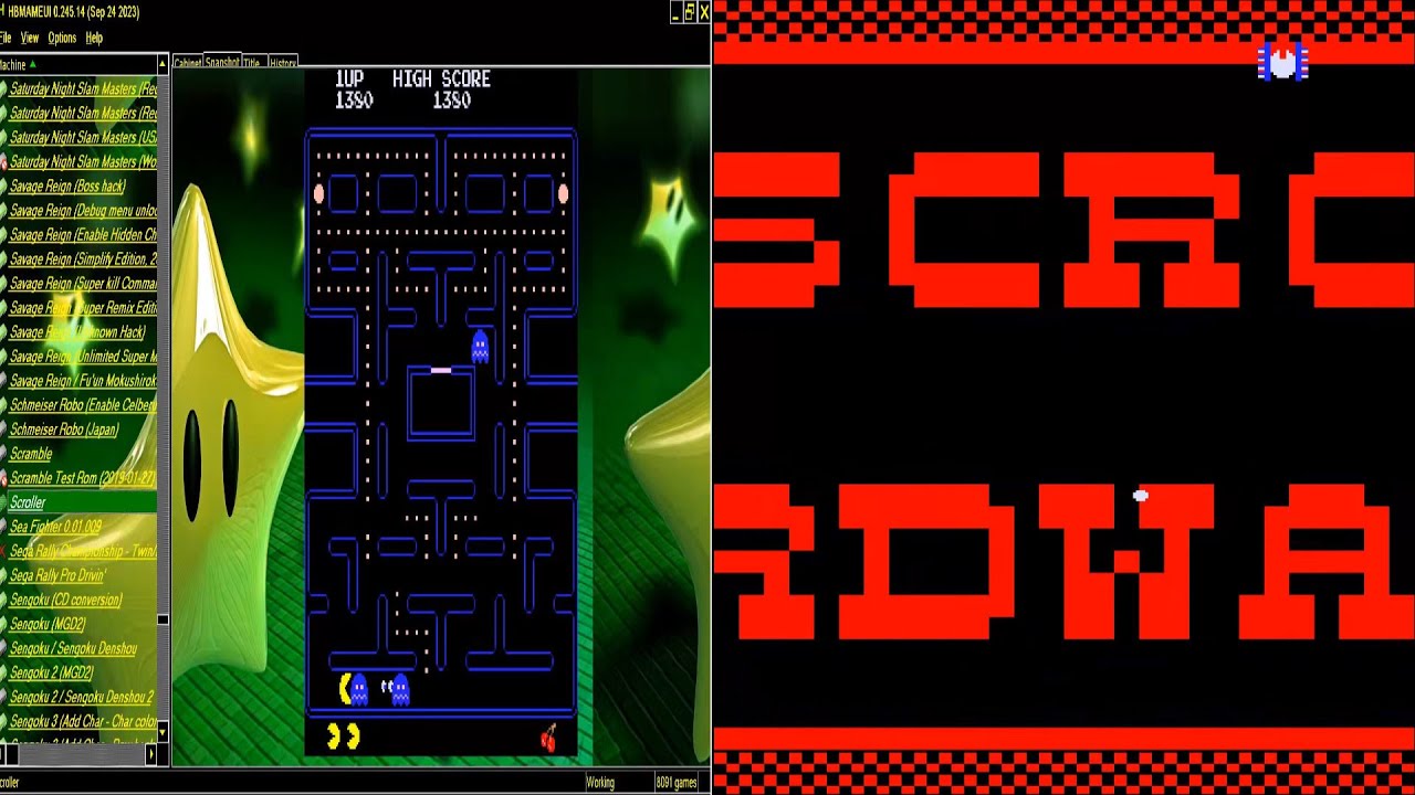 SCROLLER 2017 Hurray Banana MakeTrax HBMAME HB MAME HACK BOOTLEG ARCADE ...