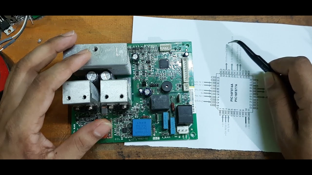 Luminous Eco Watt neo inverter repair. Luminous eco watt neo overload ...