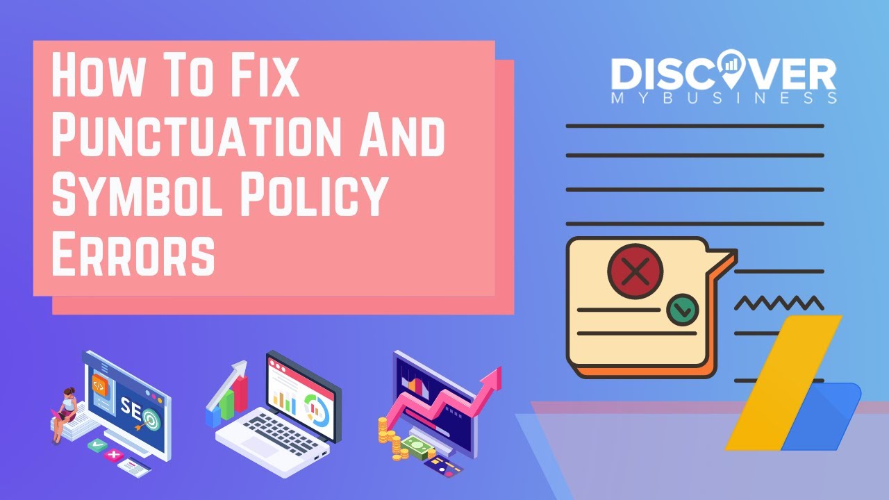How To Fix Punctuation And Symbol Policy Errors - YouTube