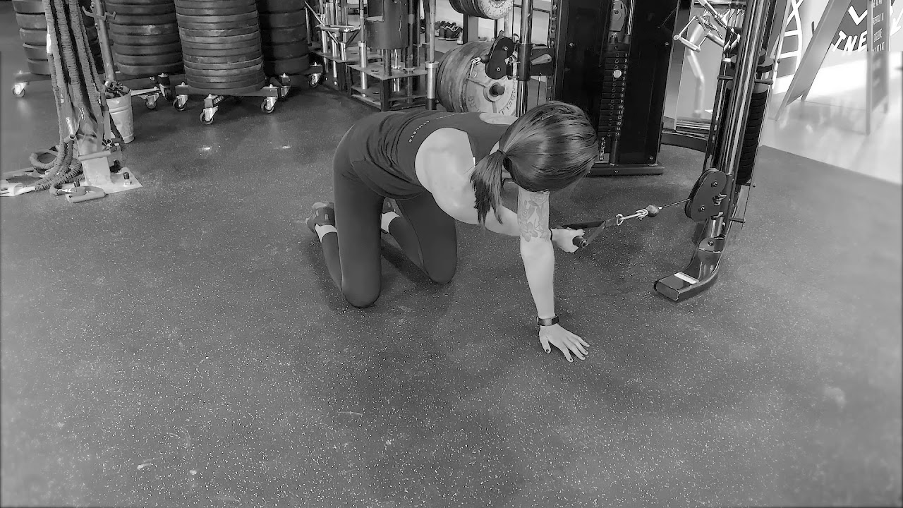 Cable External Thoracic Rotation - YouTube