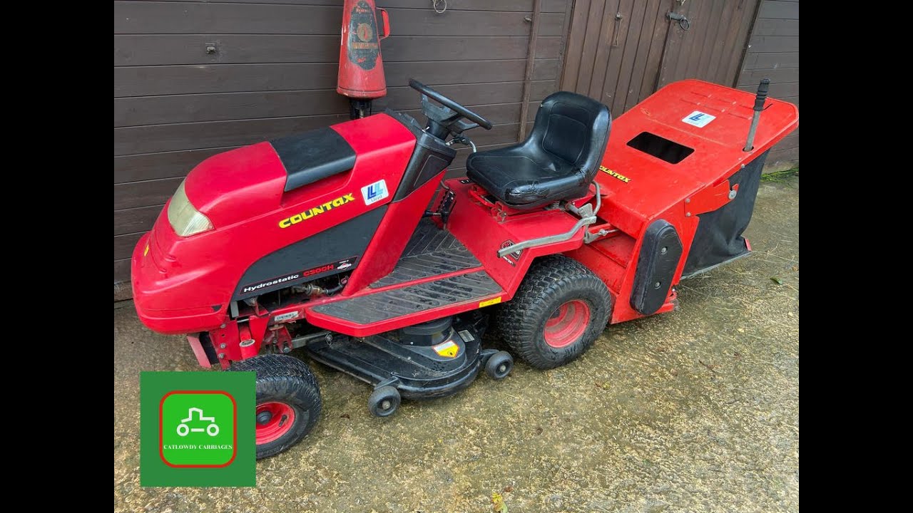 COUNTAX C300H & POWERED SWEEPER SOLD BY www.catlowdycarriages.com - YouTube