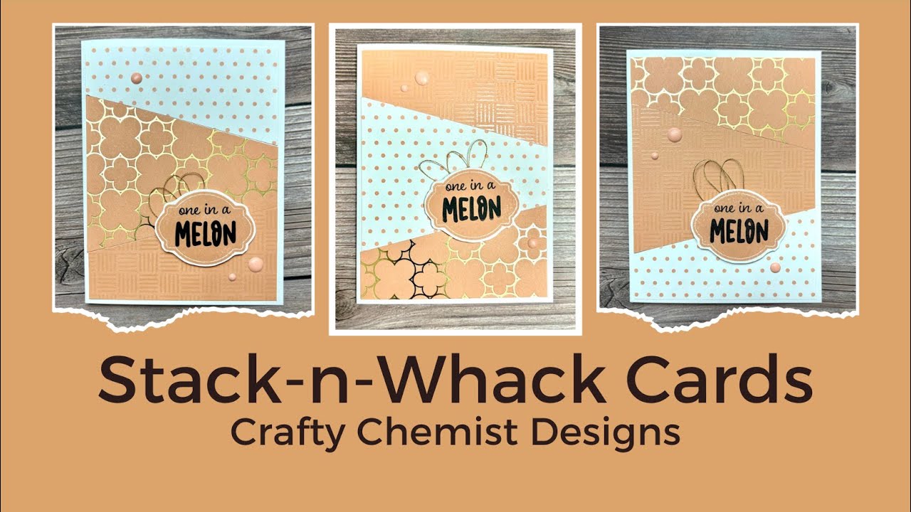 Stack n Whack Handmade Cards - YouTube