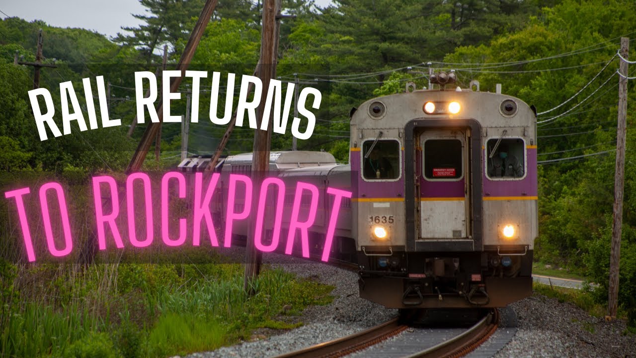 Rail Reunited: MBTA Trains Return to Rockport - YouTube