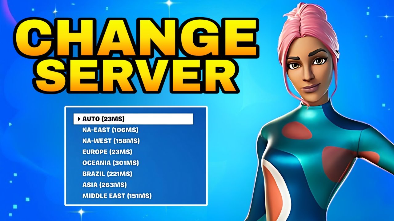 How to Change Server Region in Fortnite - YouTube