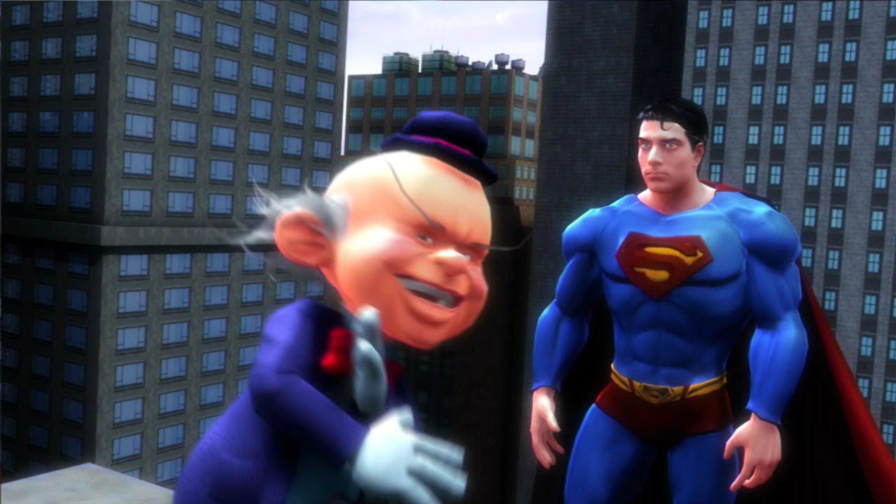 Superman Meets Mxyzptlk + Destroying Police Cars and Ambulances ...