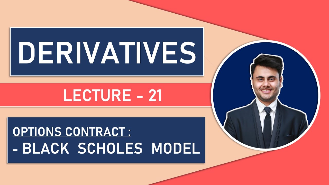 Derivatives LECTURE-21 🔥 Option Contract I Black Scholes Model I ...