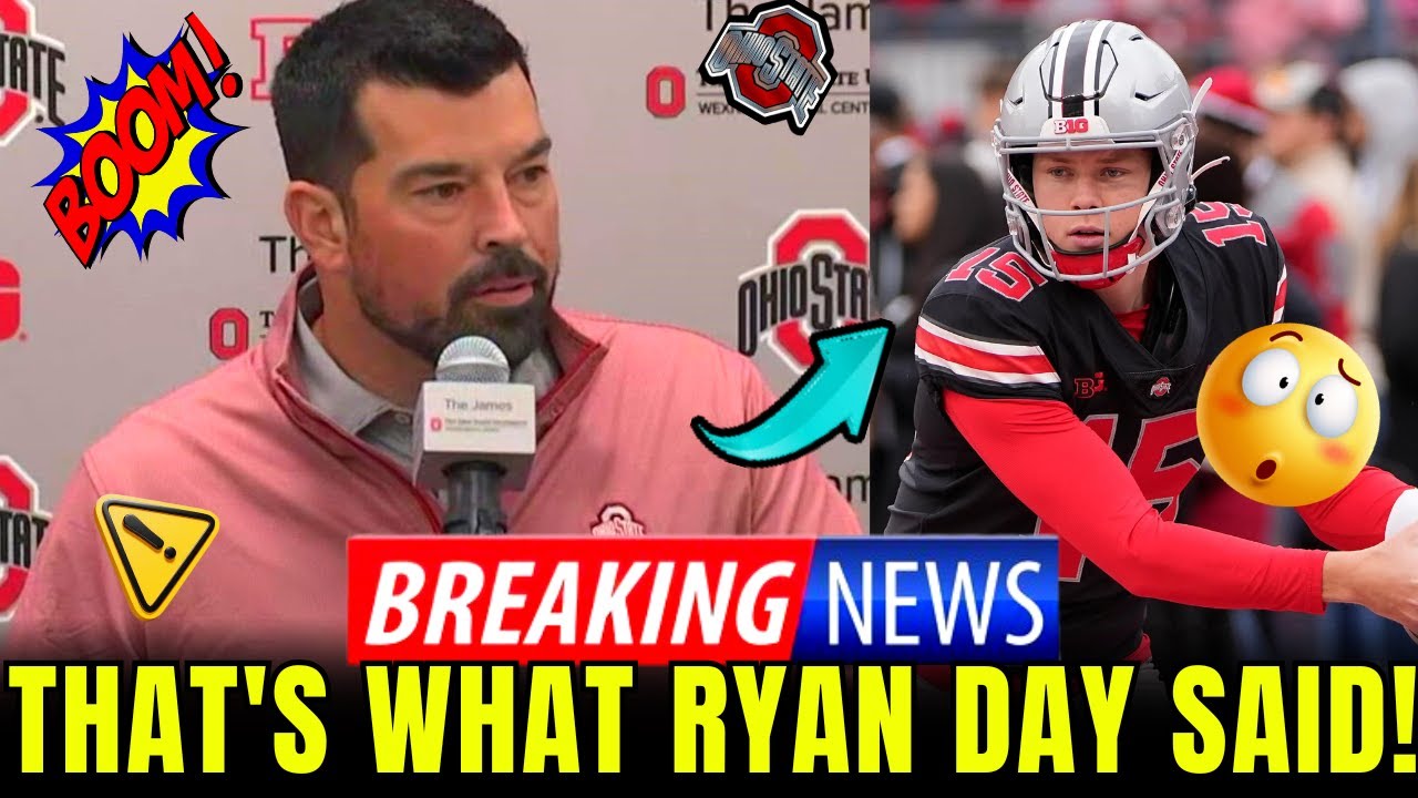 WHAT HAPPENED IS UNBELIEVABLE!Ryan Day DOESN’T WASTE TIME SPEAKING ...