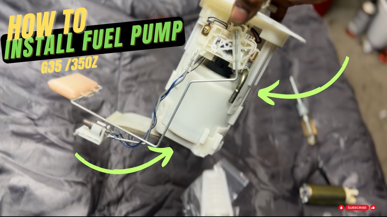 FUEL PUMP INSTALL - G35/350Z - YouTube