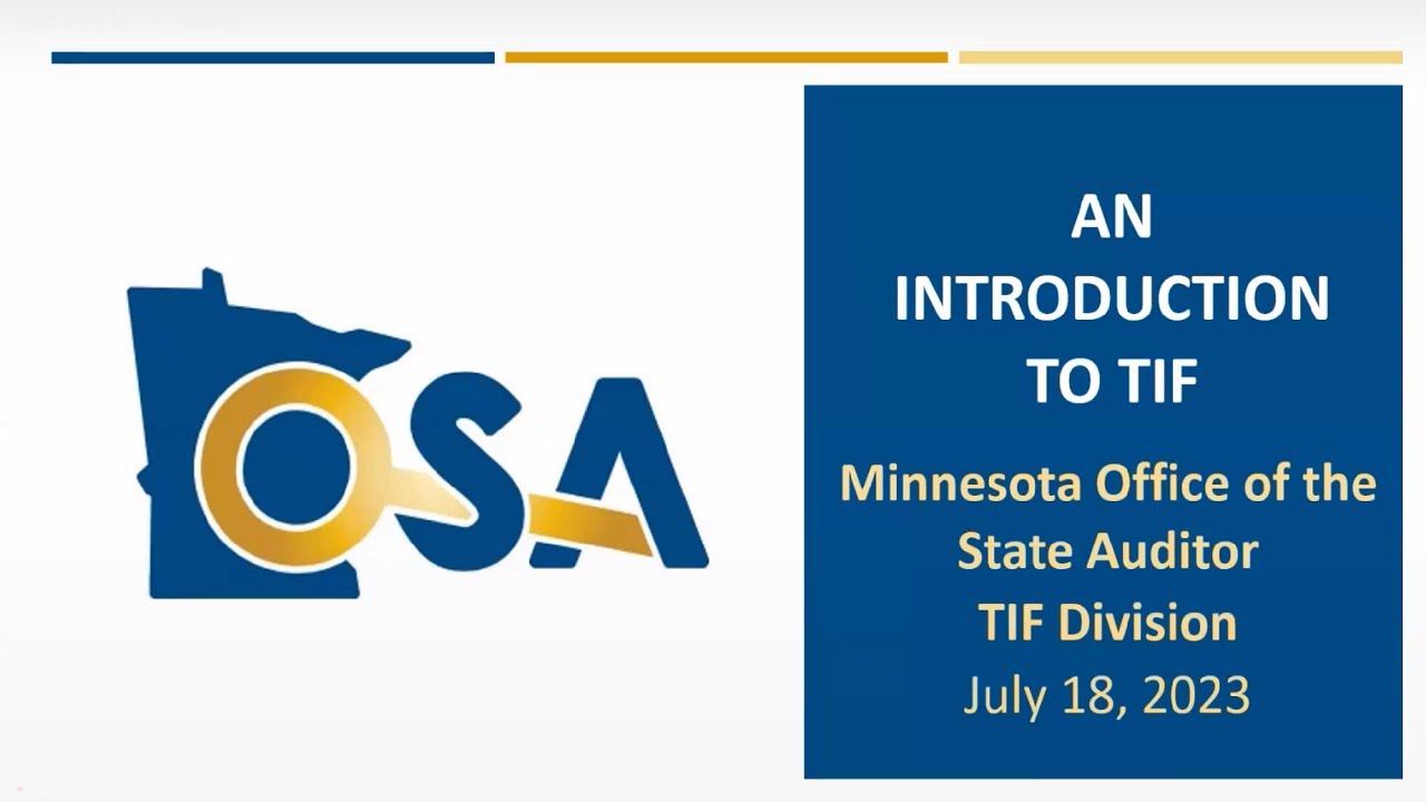 2023 Introduction to TIF Training - YouTube