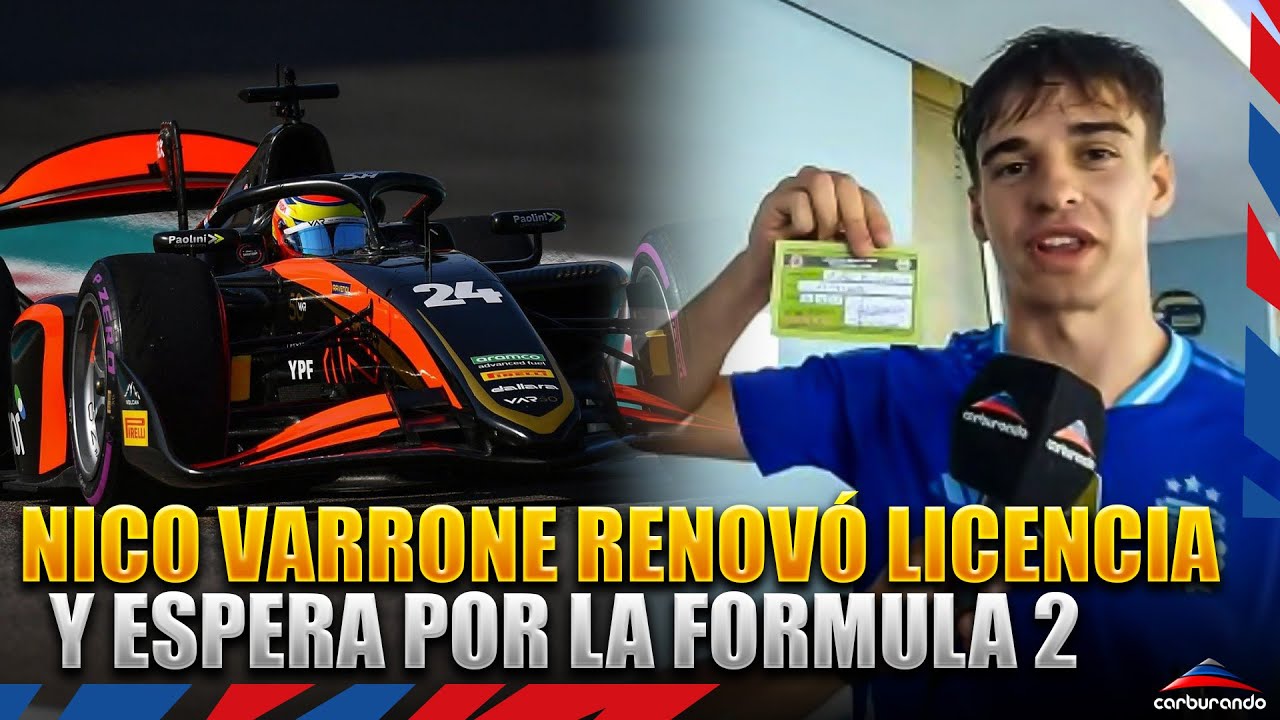 Así se prepara Varrone para su debut en F2 - YouTube