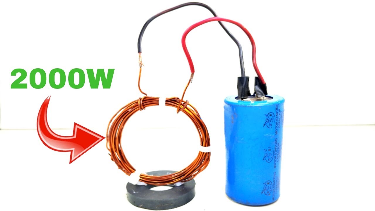 how to create powerful free electric energy with copper wire gear - YouTube