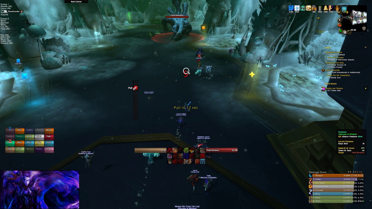 Mythic Fetid Devourer progress stream - Arms Warrior - YouTube