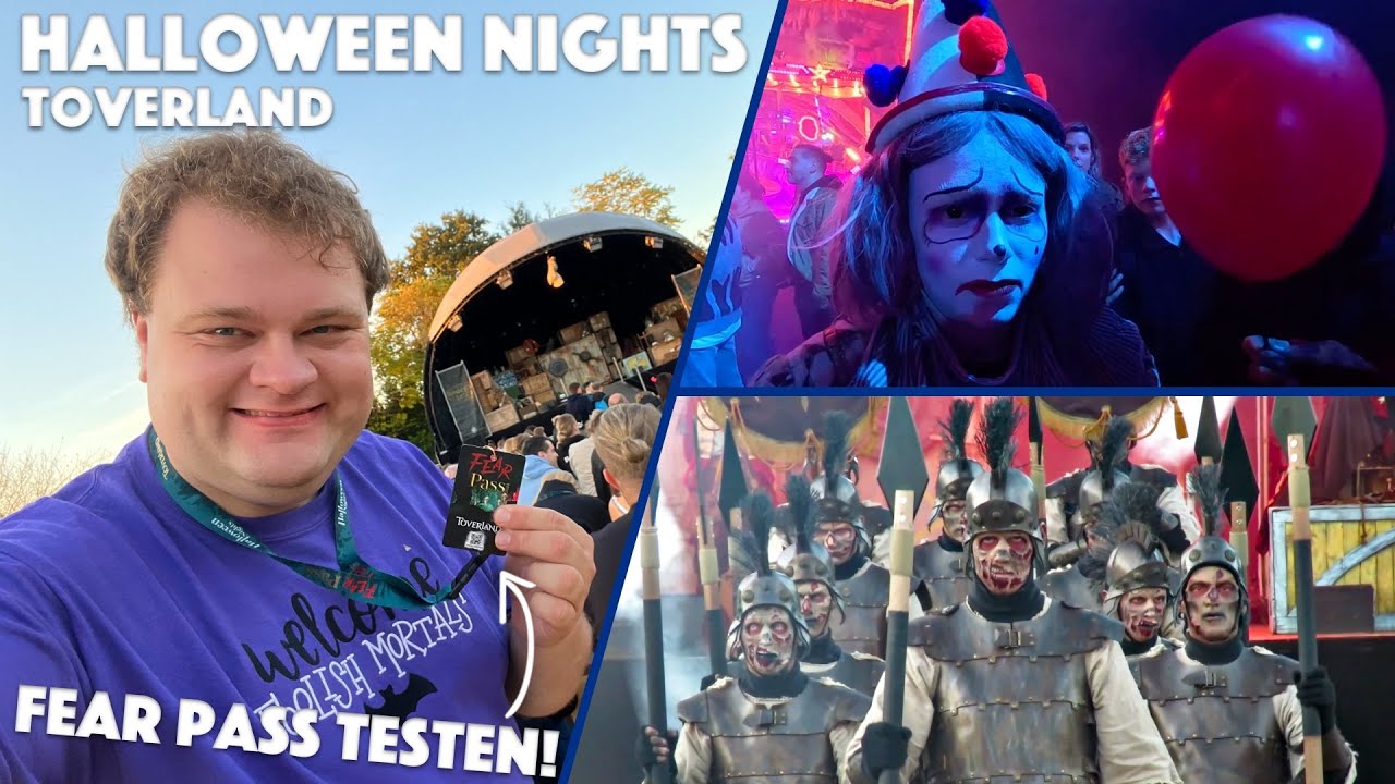 FEAR PASS testen in Toverland! Halloween Nights 2024 - YouTube