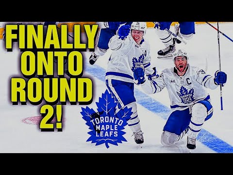 Toronto Maple Leafs FINALLY ADVANCE TO 2ND ROUND After Game 6 WIN In OT ...