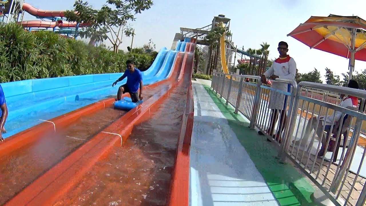Rapid Race Water Slide at Worlds of Wonder - YouTube