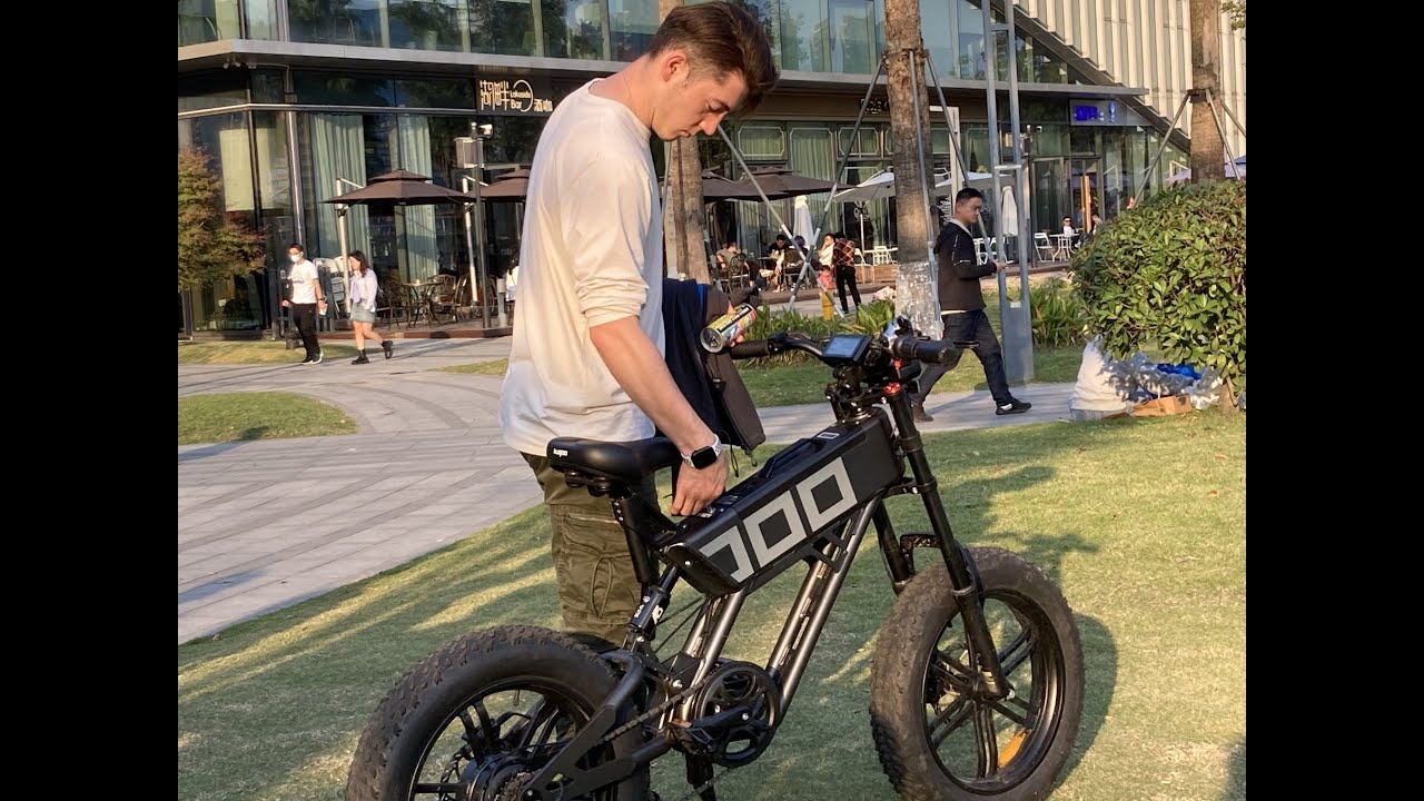 Kugoo Electric Bike 750W T01 20 inch Mountain Tire Debut! - YouTube