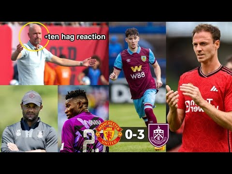 Man United vs Burnley 0-3🔥closed doors friendly, Manchester United ...
