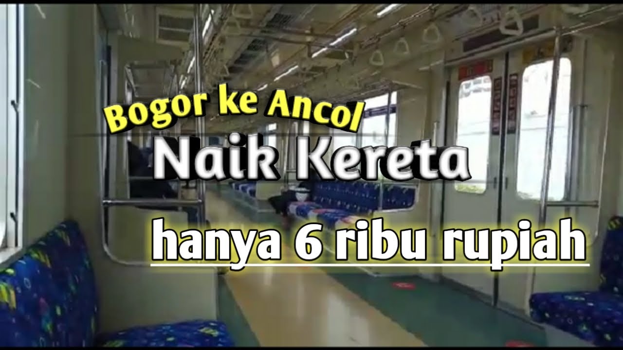 Naik KRL tujuan ancol || dari stasiun nambo bogor - YouTube