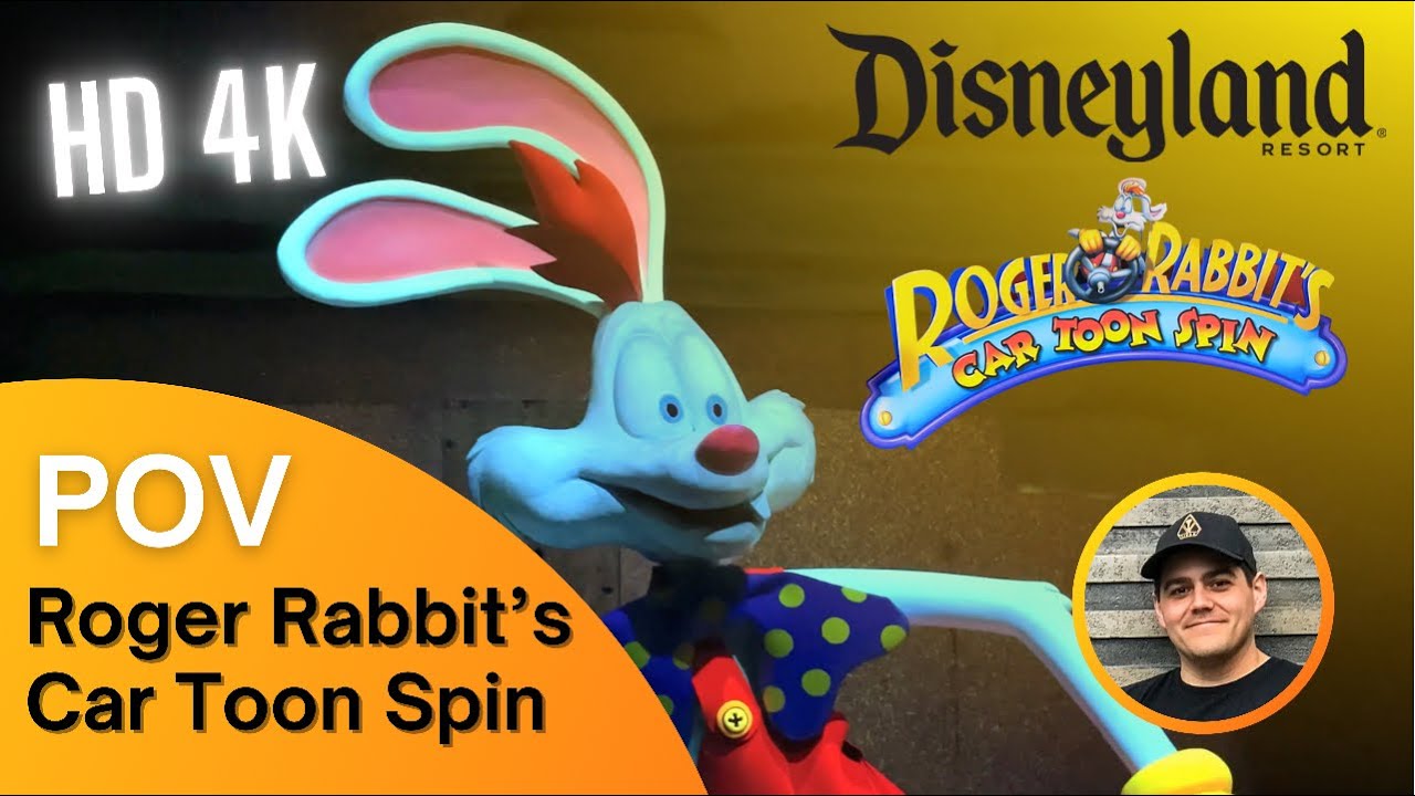 [HD] Original Roger Rabbit’s Car Toon Spin Ride-Through 4K | Disneyland ...