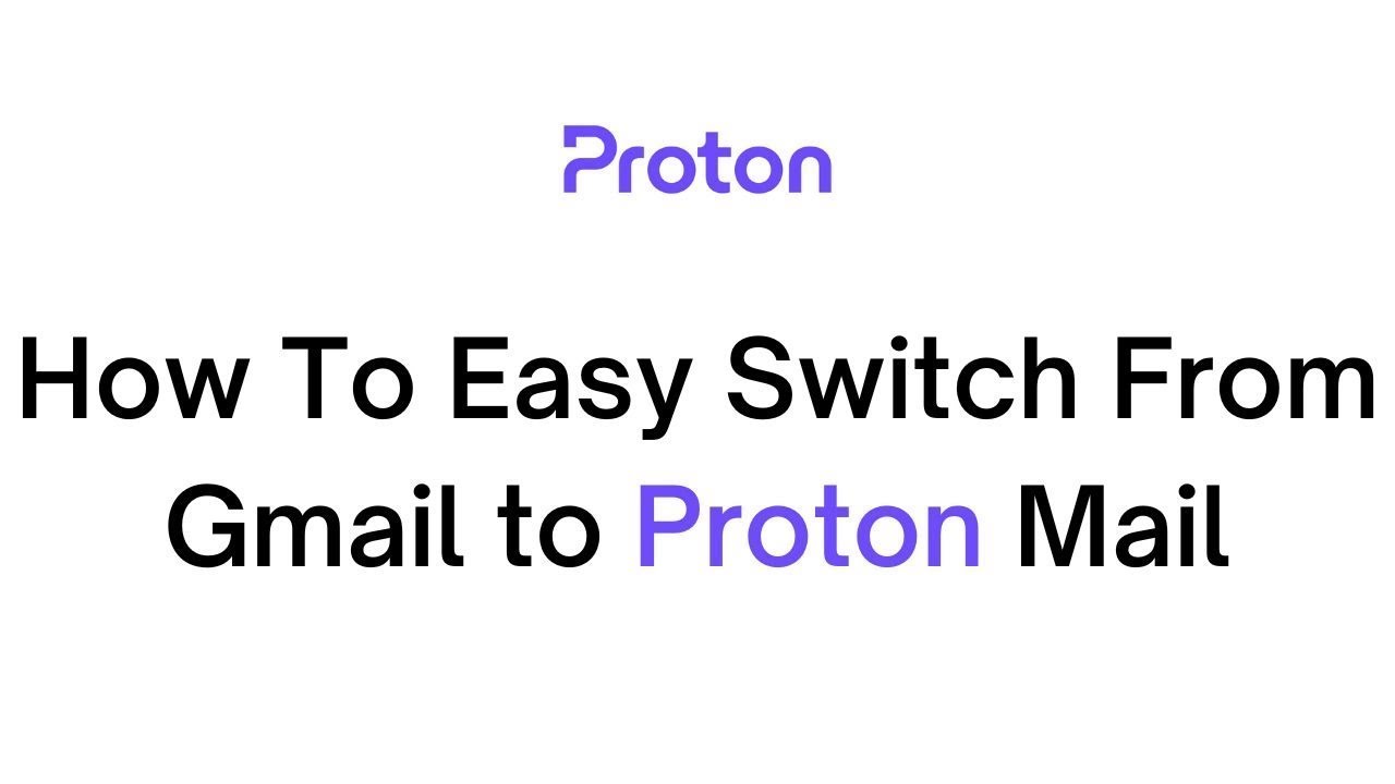 Creating a Proton Mail and Link it with Google - YouTube