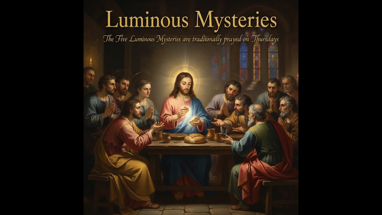 The Five Luminous Mysteries of the Holy Rosary - YouTube