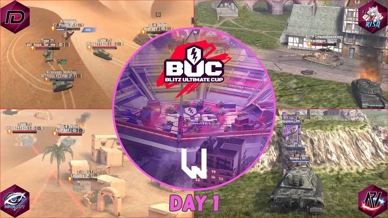 World of Tanks Blitz: Autumn Season 2022, Blitz Ultimate Cup 1st day ...