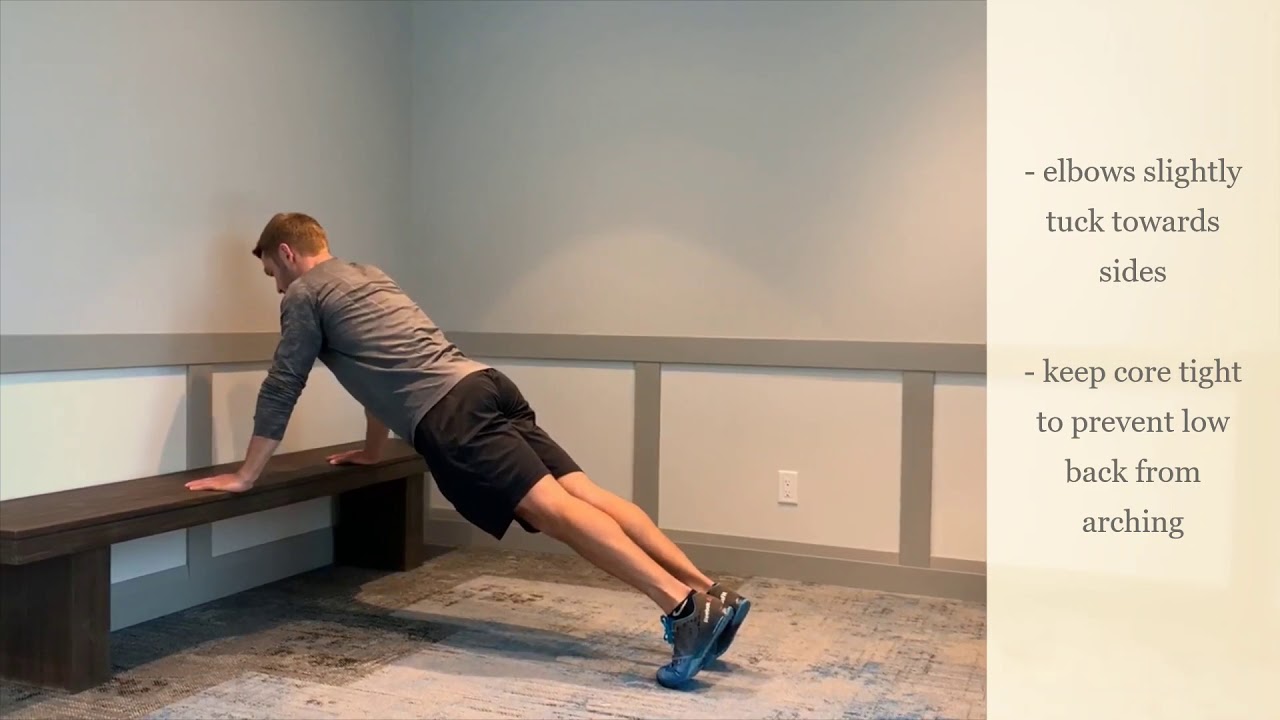 Box pushups - YouTube