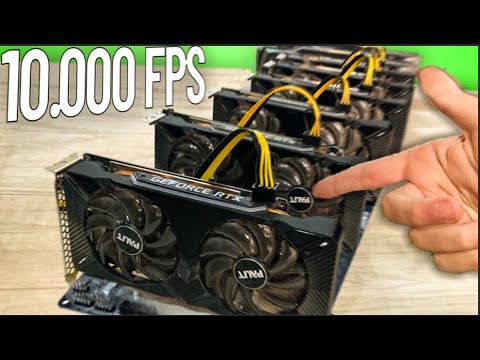 Jugar a 10.000 FPS? la PC con 12 PLACAS DE VIDEO💀 - YouTube