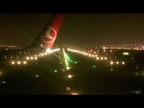 FANTASTIC Istanbul Departure at Night! 1080p- Muhteşem Gece İstanbul Kalkışı GoPro3-TM900