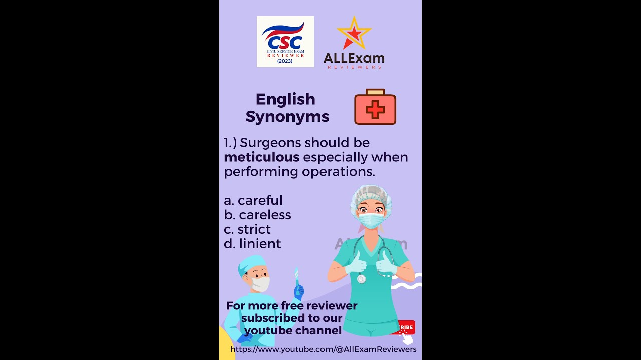2024 CSC Reviewer: English Synonyms Latest 2024 | Lumabas sa CSC Exam 😱 ...