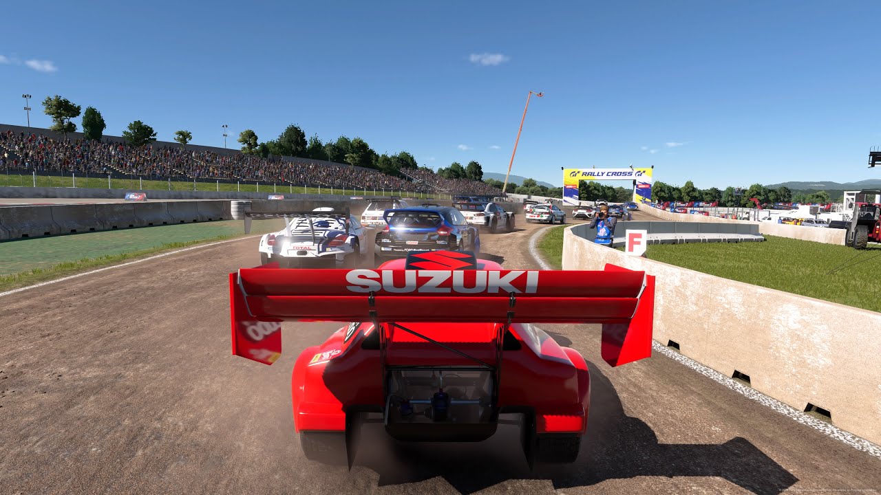 GT7 | Circuit de Barcelona-Catalunya Rallycross Layout | Suzuki V6 ...