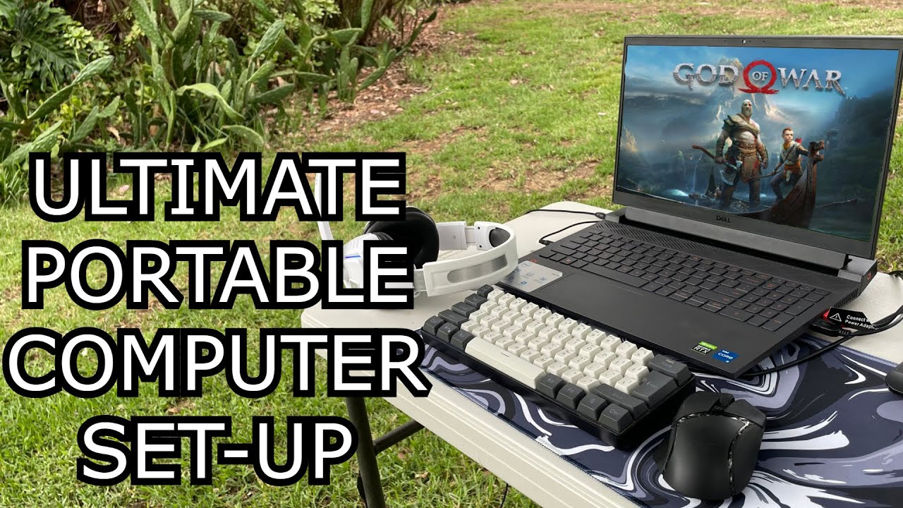 This is the ULTIMATE PORTABLE COMPUTER SET-UP! - YouTube