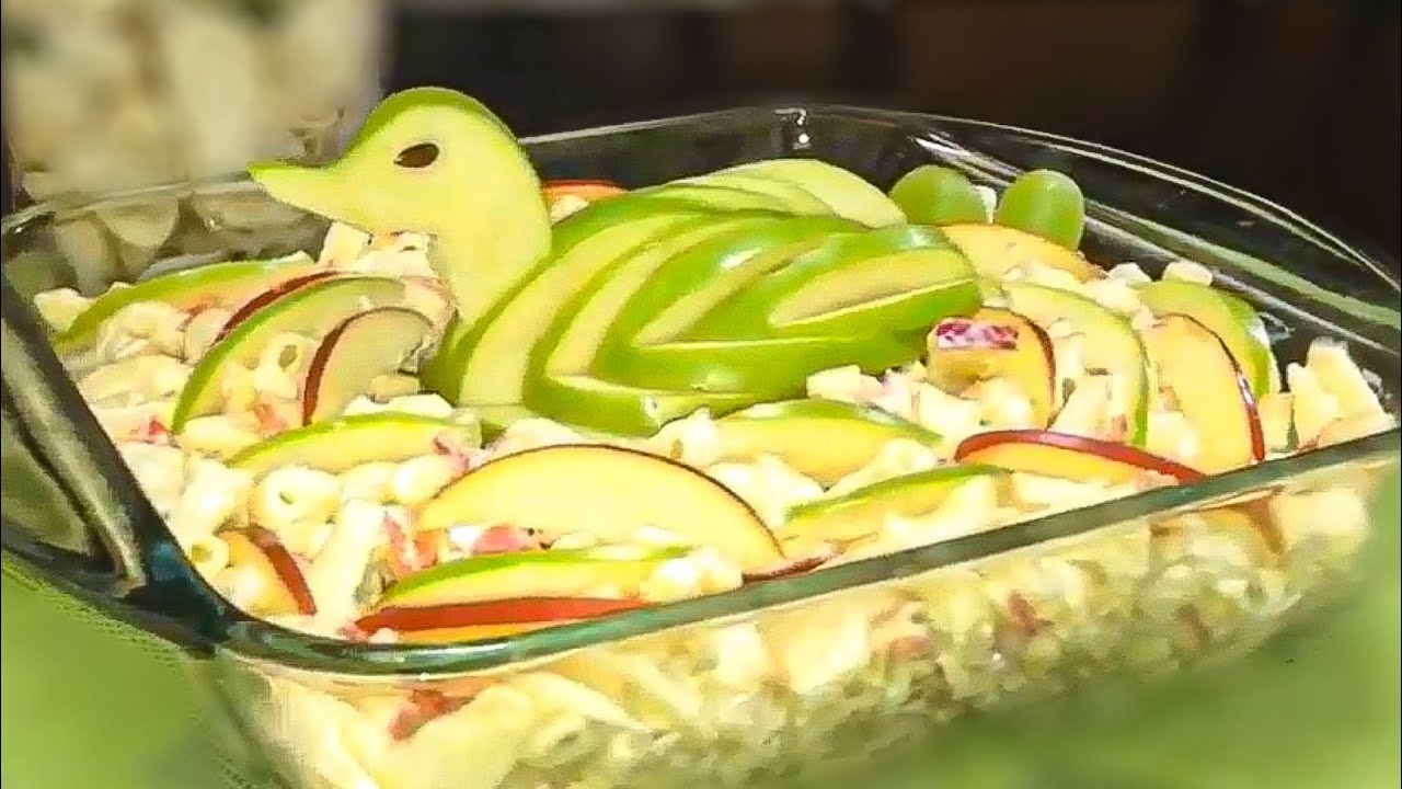 Quick & Easy Apple-Pasta Salad Recipe - YouTube