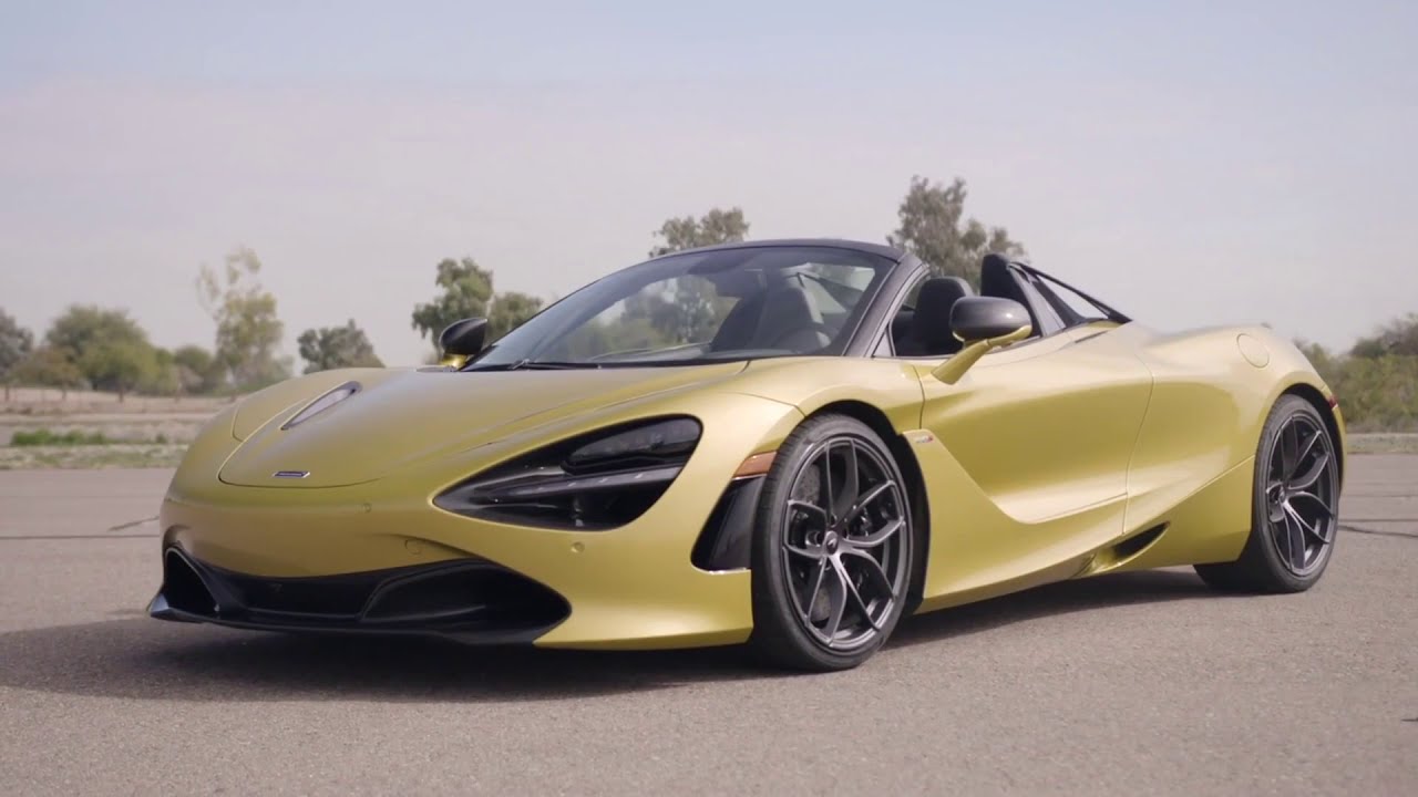 McLaren 720S Spider Design in Aztec Gold - YouTube