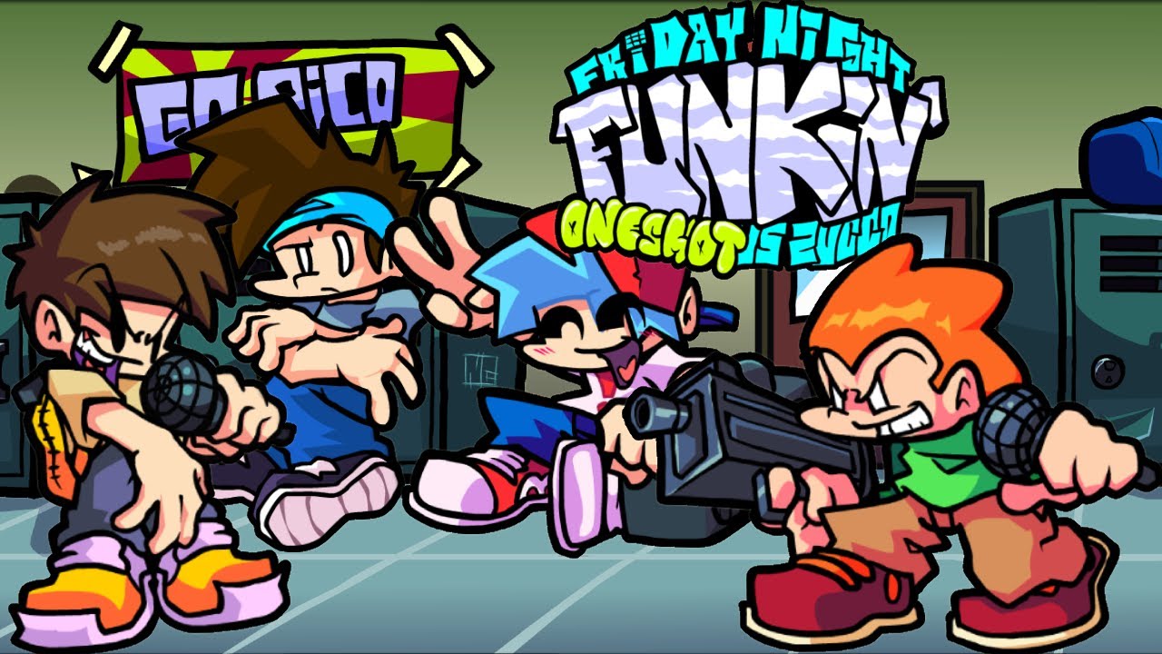 Friday Night Funkin' VS Zucco l ONESHOT (Pico's School/FNF Mod/FULL ...