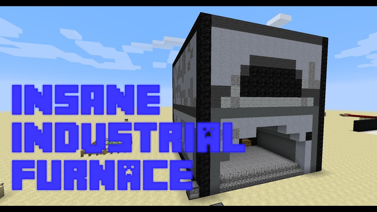 Insane Industrial Furnace [Redstone Showcase] - YouTube