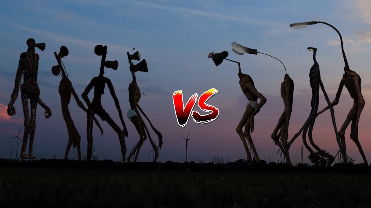 TEAM Siren Head VS TEAM Light Head - YouTube