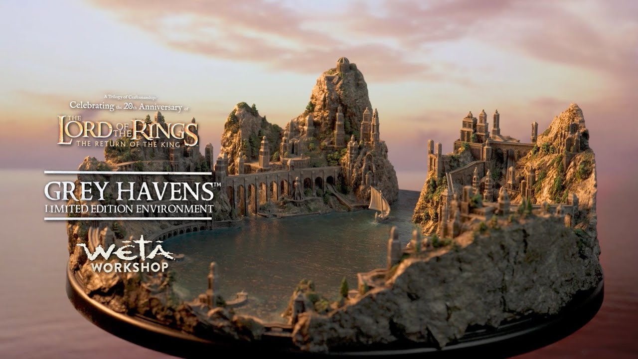 The Lord of the Rings | Grey Havens, Environment by Wētā Workshop Collectibles - YouTube