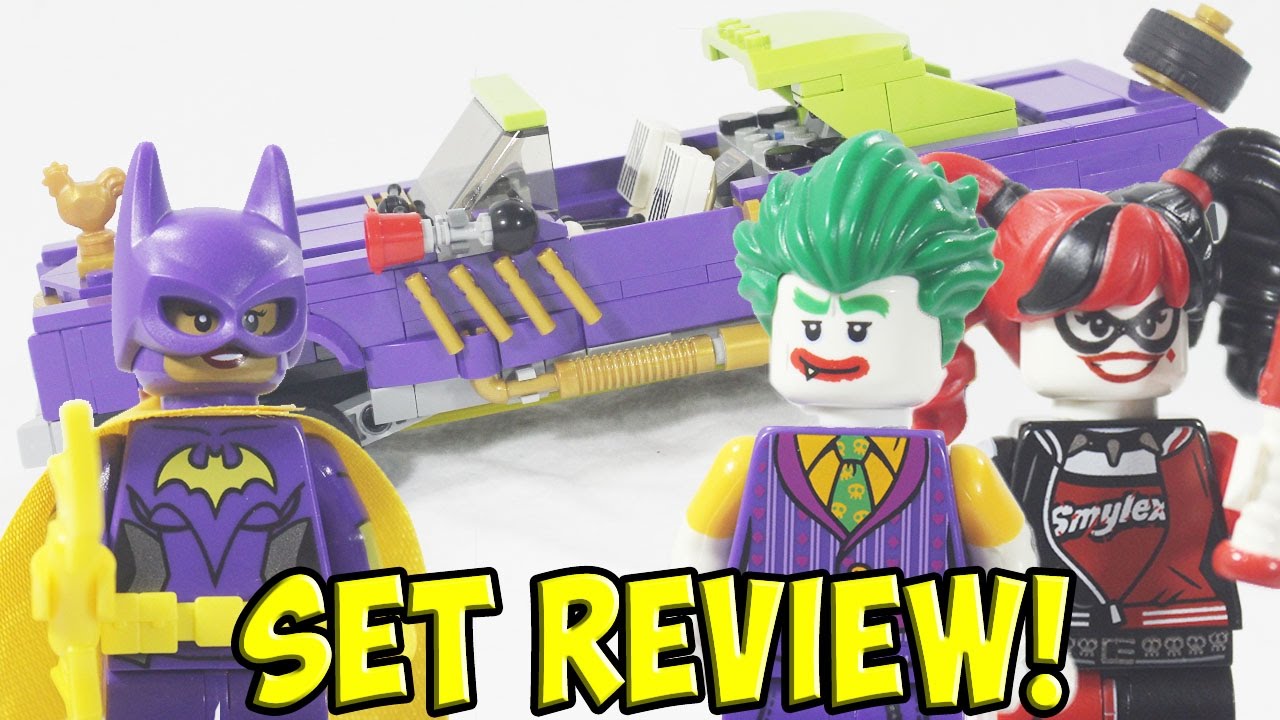 LEGO BATMAN MOVIE "The Joker Notorious Lowrider" Set Review 70906 - YouTube