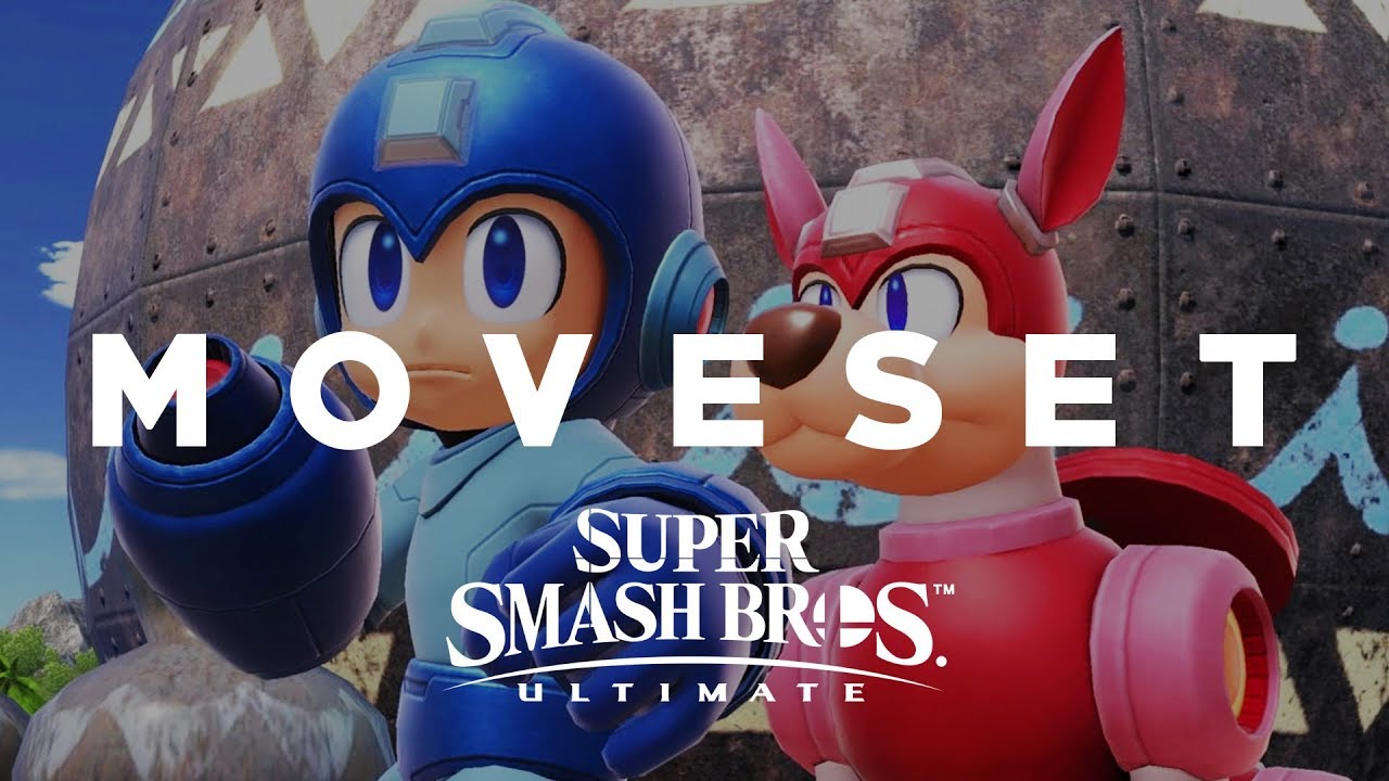 Megaman's move set for Smash Ultimate E3 Demo ft. VoiD - YouTube