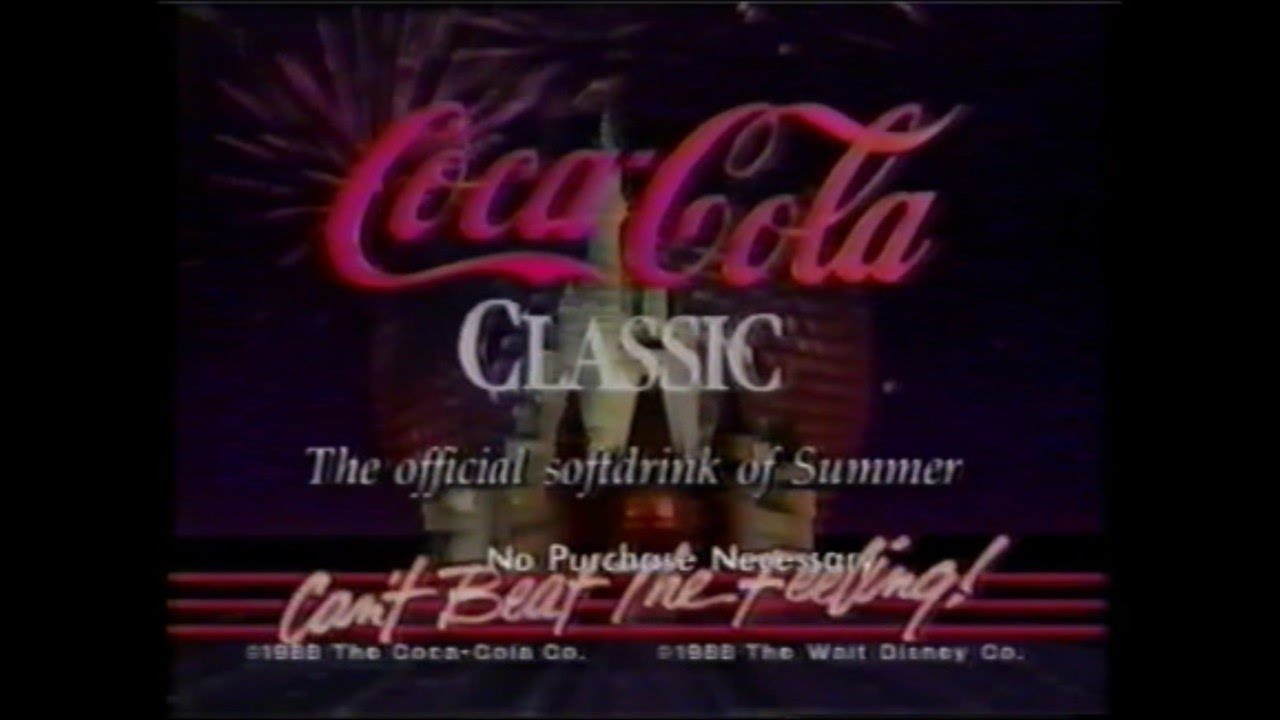 Cameron Coca-Cola Walt Disney World Vacation Giveaway ~ 1988 - YouTube