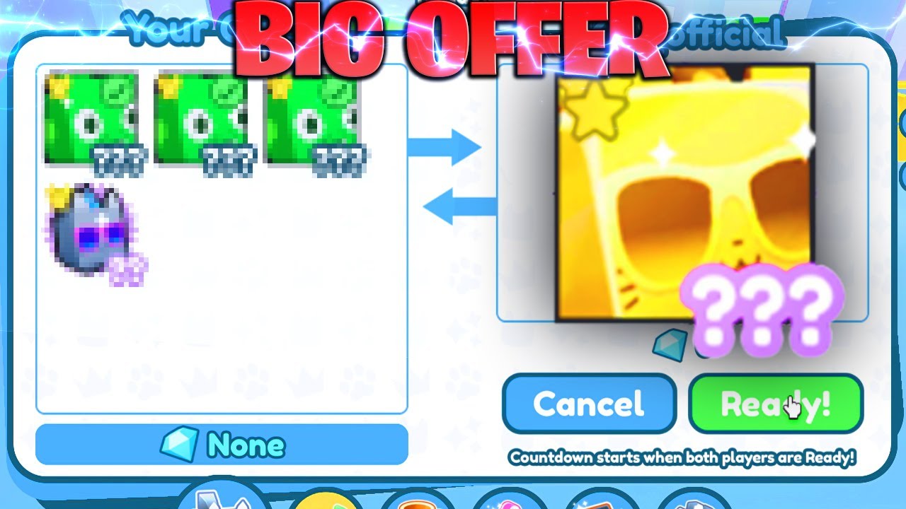 TRADING FOR 🎉* GOLDEN HUGE PARTY CAT*🎉 - Roblox Pet Simulator X - YouTube