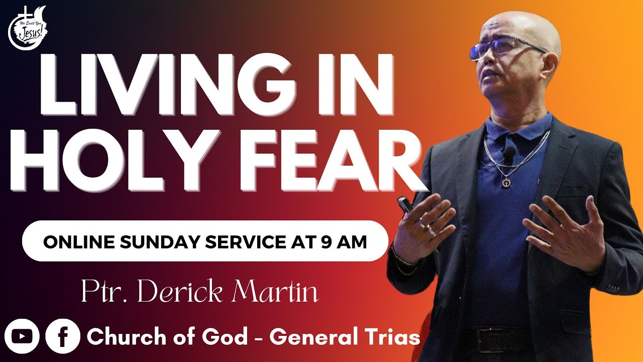 LIVING IN THE HOLY FEAR | PTR DERICK MARTIN - YouTube
