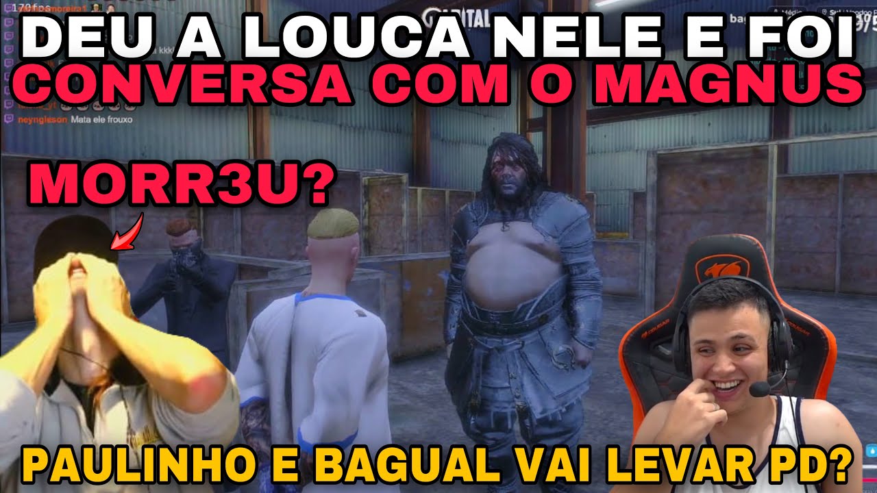 MAGNUS CHAMOU O PODEROSO BAGUAL PARA CONVERSAR E ELE FOI! LEVOU PD OU ...