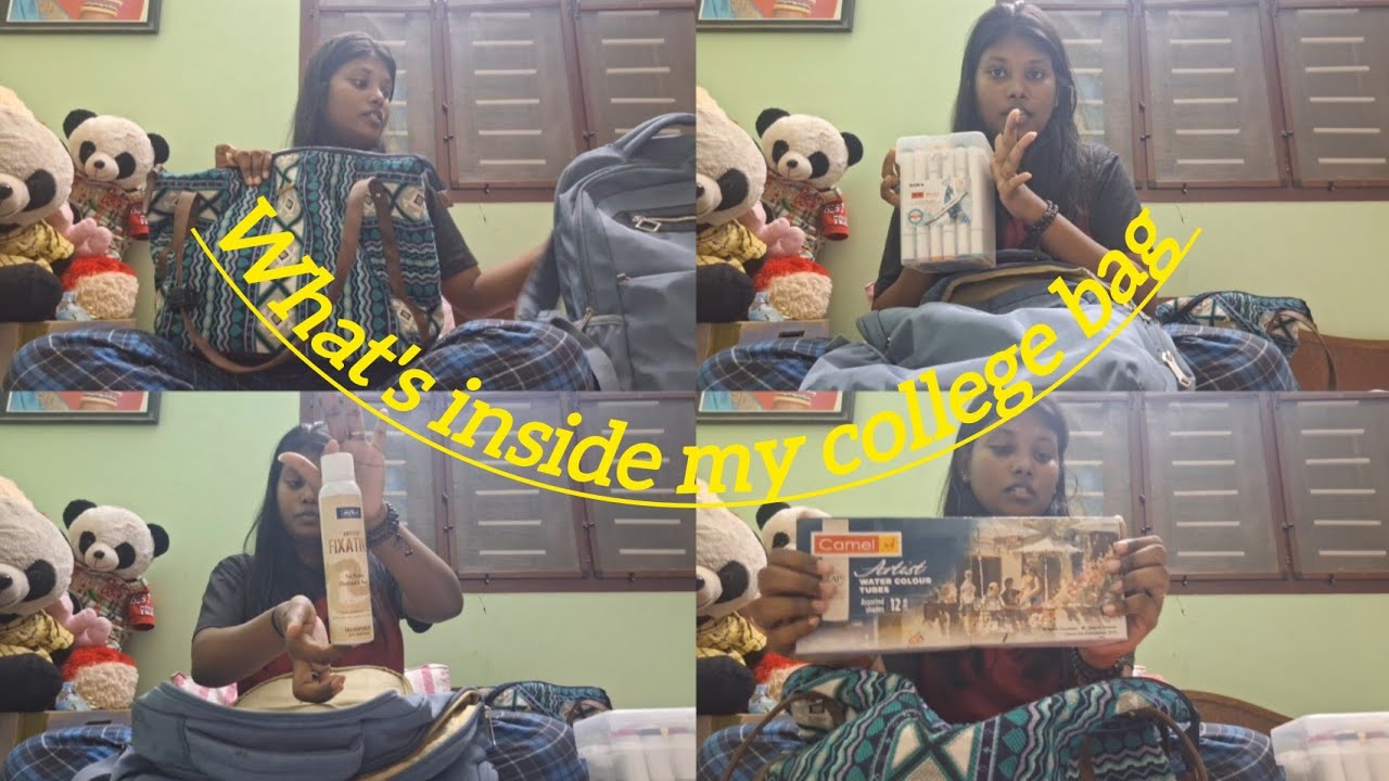 what's inside my college bag 🎒 | ft. architecture student |1year-sem 1 ...