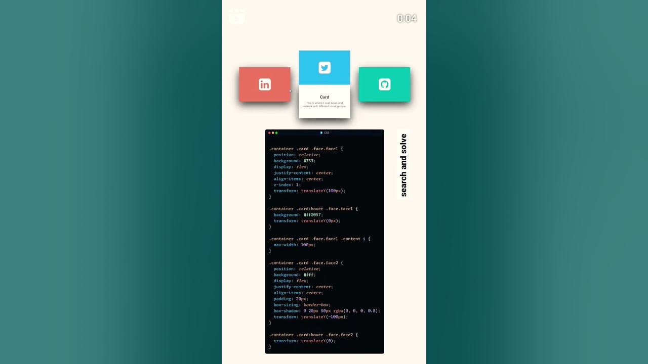 Card Design Using Html Css Card Hover Effect Newshorts Trendingshorts Viralshort