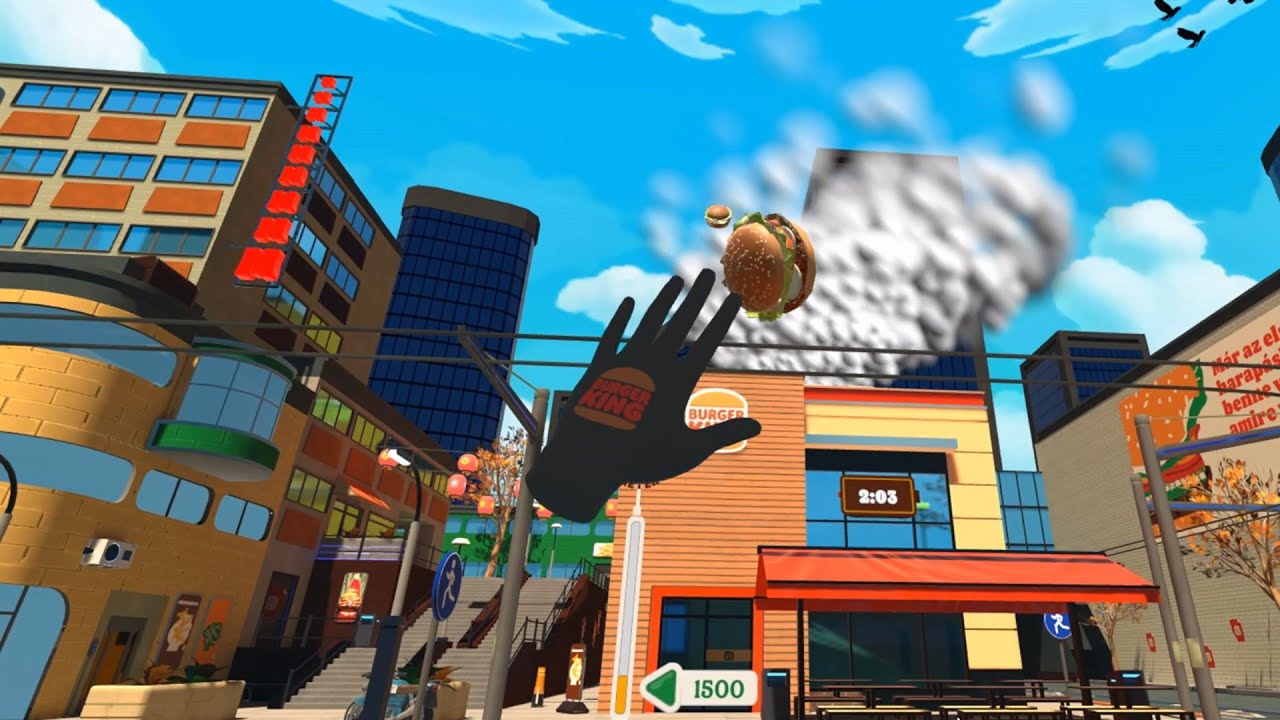 Promotional VR game for Burger King by ARworks - YouTube