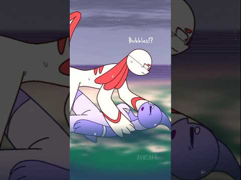 He saved her 😰 ❤️💜#alexaxolotl #bubblesdolphin #someonefishy #animation