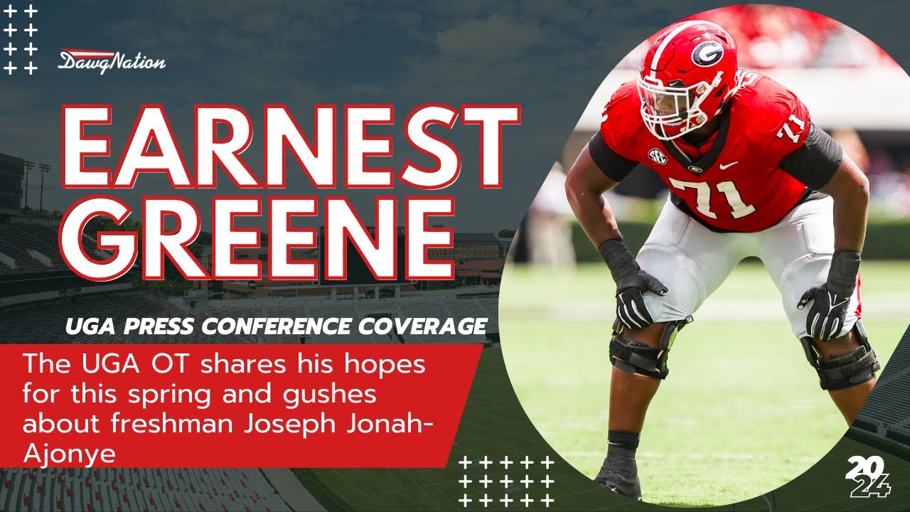 Earnest Greene ready to become Georgia's next star left tackle - YouTube